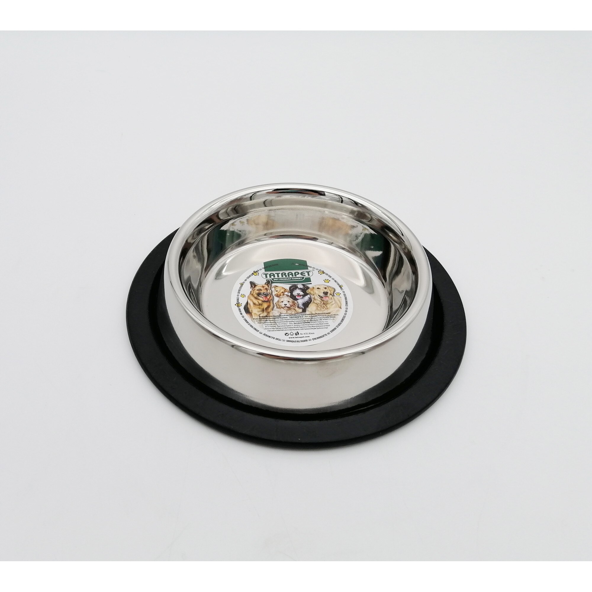 Castron metalic pentru caini, Tatrapet, 750 ml, antiderapant, 483.12 ...