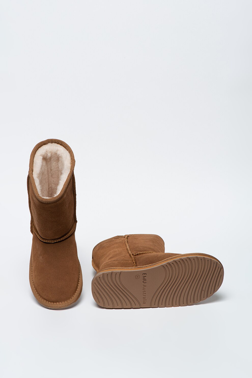 Emu, Cizme medii din piele intoarsa Wallaby Lo - eMAG.ro