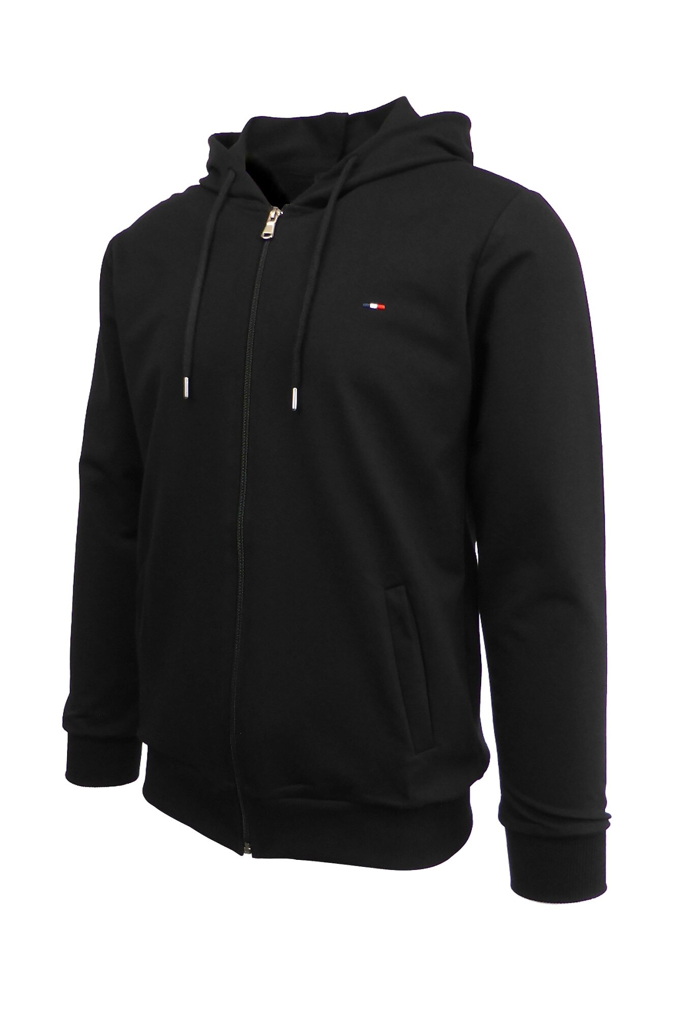 Hanorac pentru barbat, Univers Fashion, culoare neagra cu 2 buzunare si ...