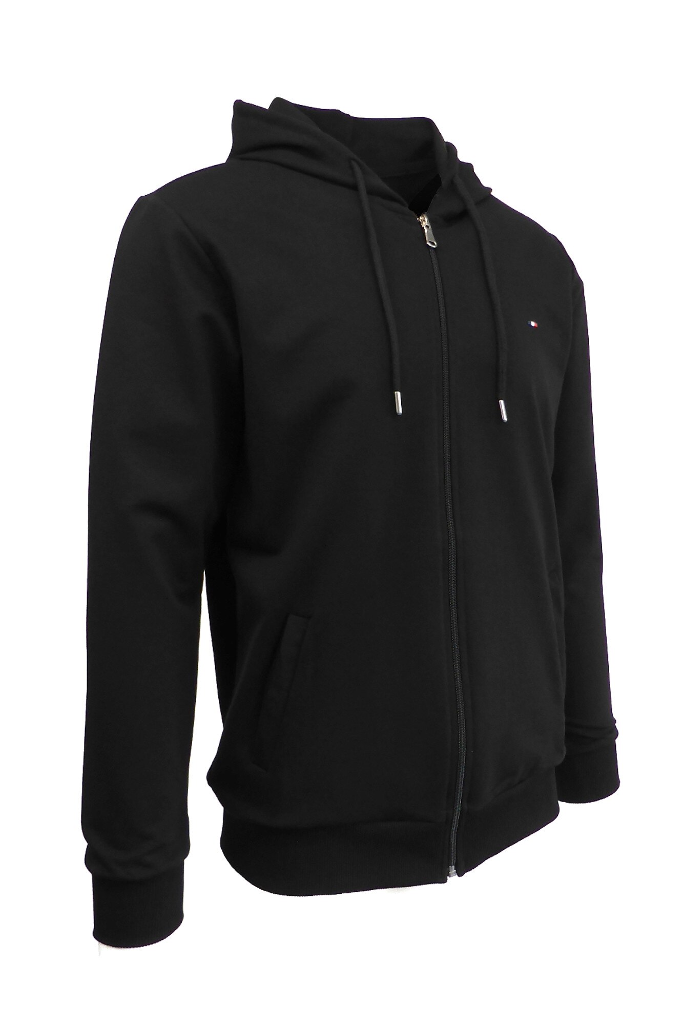 Hanorac pentru barbat, Univers Fashion, culoare neagra cu 2 buzunare si ...