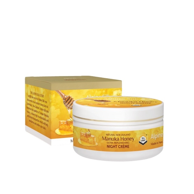Crema de noapte ultra reparatoare cu miere de manuka, Alpine Silk, 100 ...