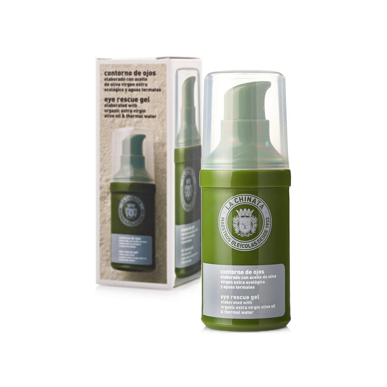 Crema-gel pentru conturul ochilor, cu extract de maslin, 20 ml, La ...