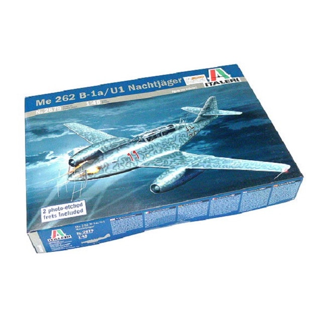 Macheta aeromodele Italeri Messerschmitt Me 262 B-1a/U1 Nachtjager 1:48 ITA 2679 - eMAG.ro