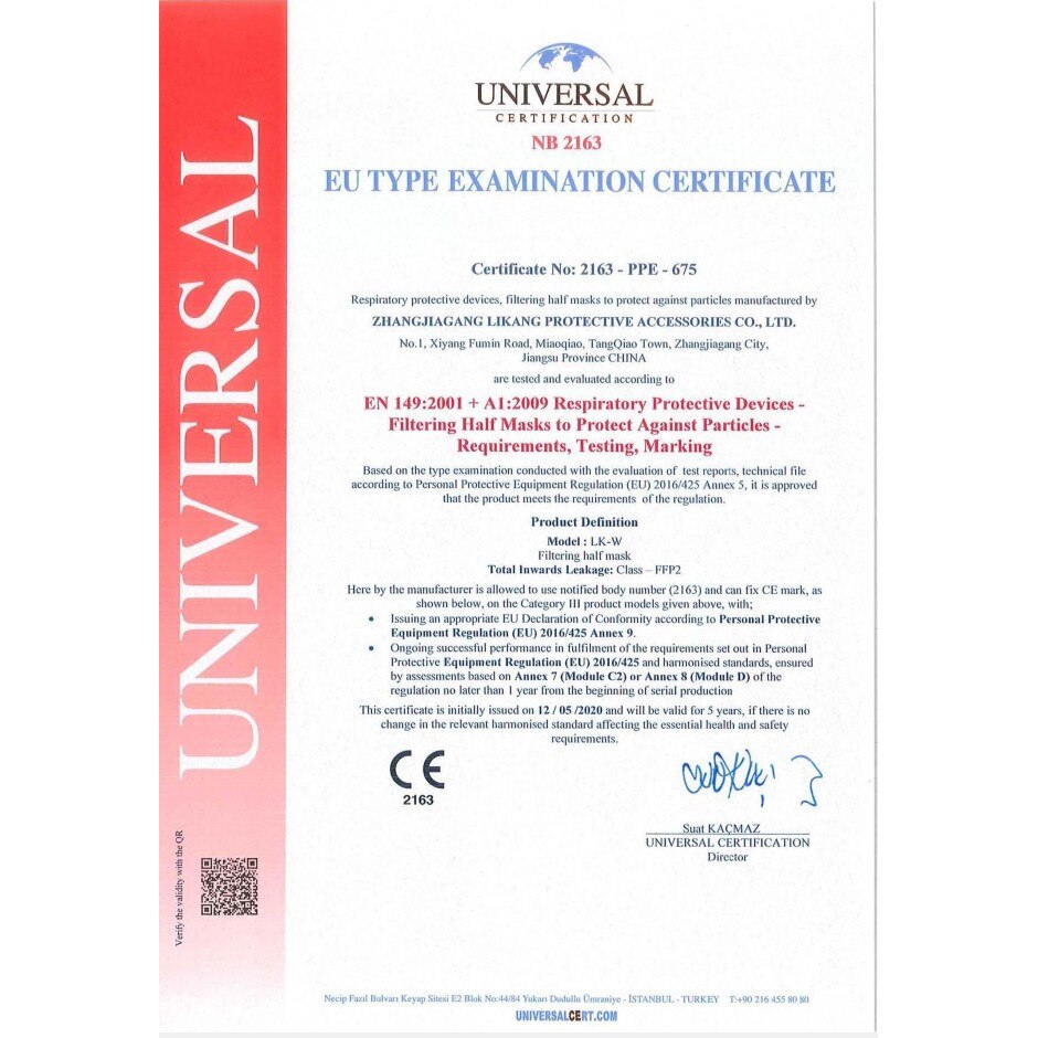 Set 50 Masti faciale pentru copii cu 5 straturi si supapa de expirare ...