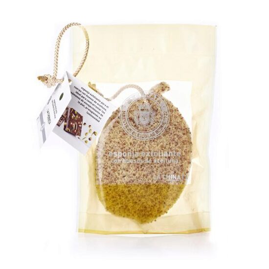 Burete exfoliant, cu granule din samburi de masline, 50 gr, La Chinata ...