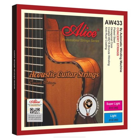 Corzi Chitara Acustica - Light Tension - Alice AW433-L - eMAG.ro