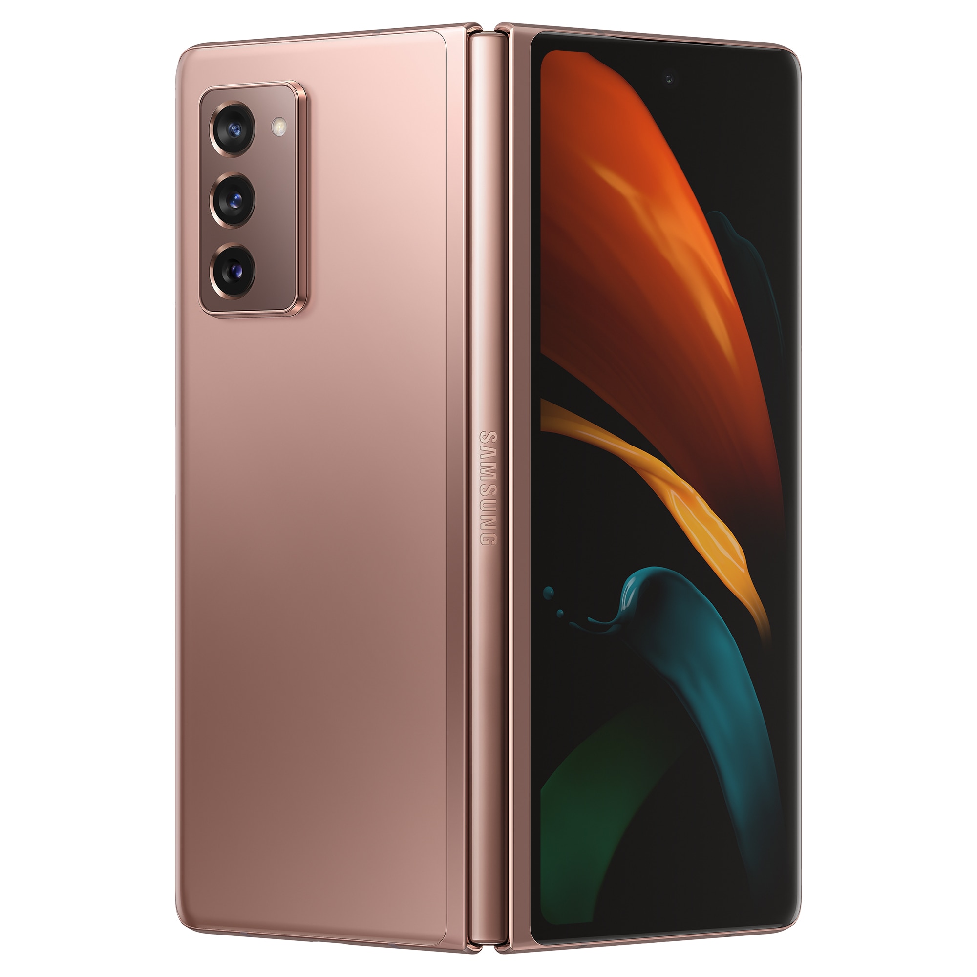 Telefon mobil, Samsung, Galaxy Z Fold2 5G, 256 GB, Mystic Bronze - eMAG.ro