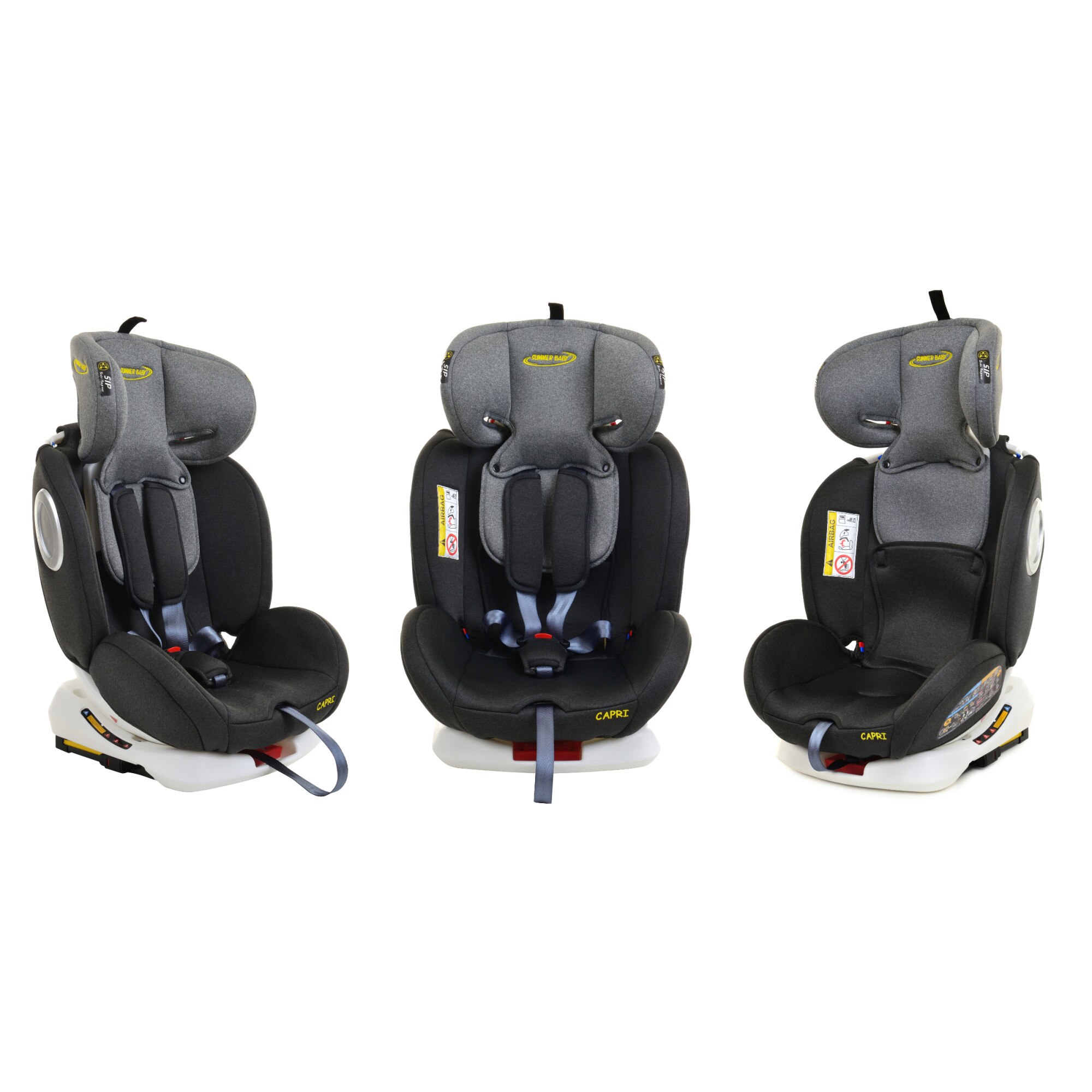 Scaun Auto Premium pentru Copii "ISP CAPRI Baby LikeSMART", Rotire 360 ...