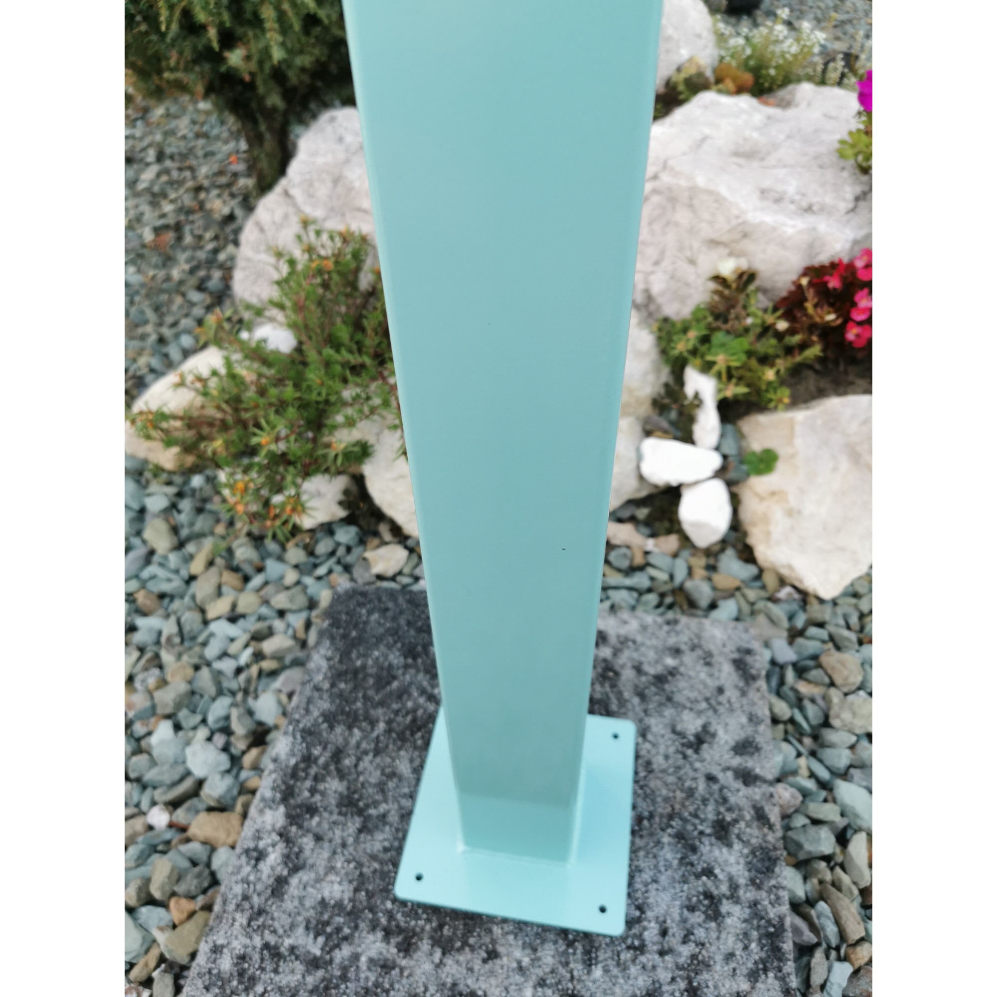 Cismea moderna pentru gradina, Turcoaz, Otel Vopsit Electrostatic ...