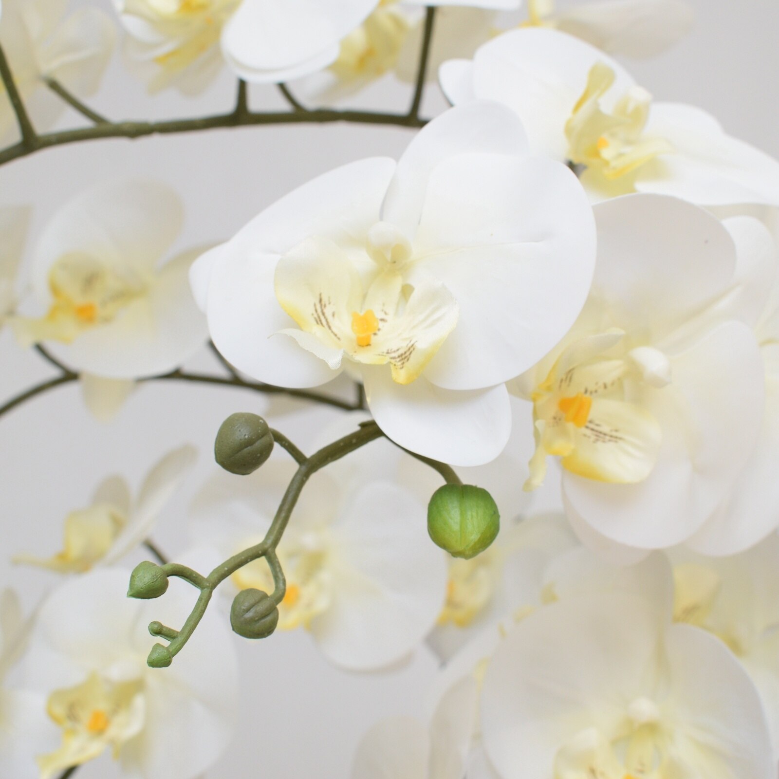 Orhidee artificiala Phalaenopsis Fresh cu aspect 100% natural, 85 cm ...