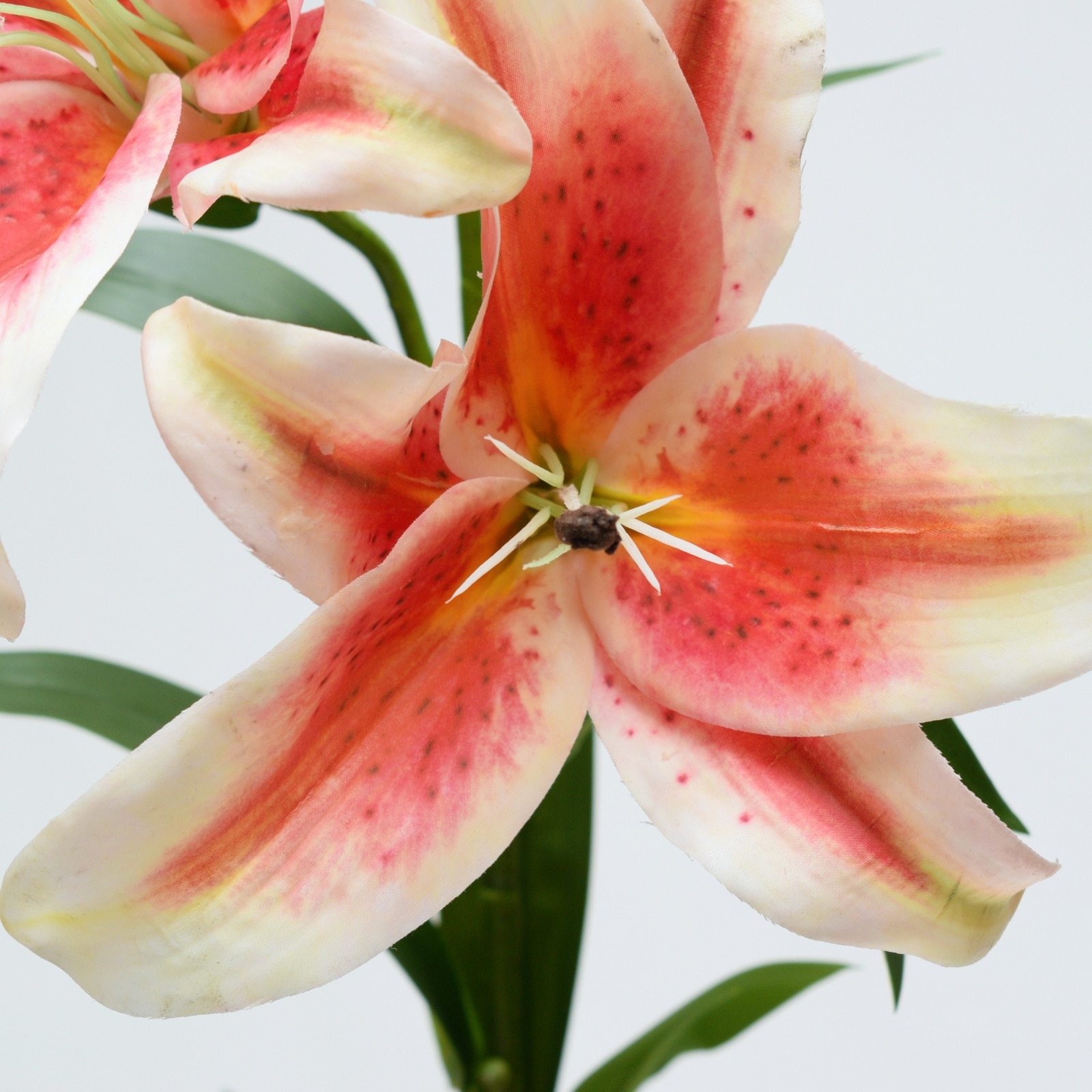 Crin cu doua flori si un boboc cu aspect 100% natural, 88 cm - eMAG.ro