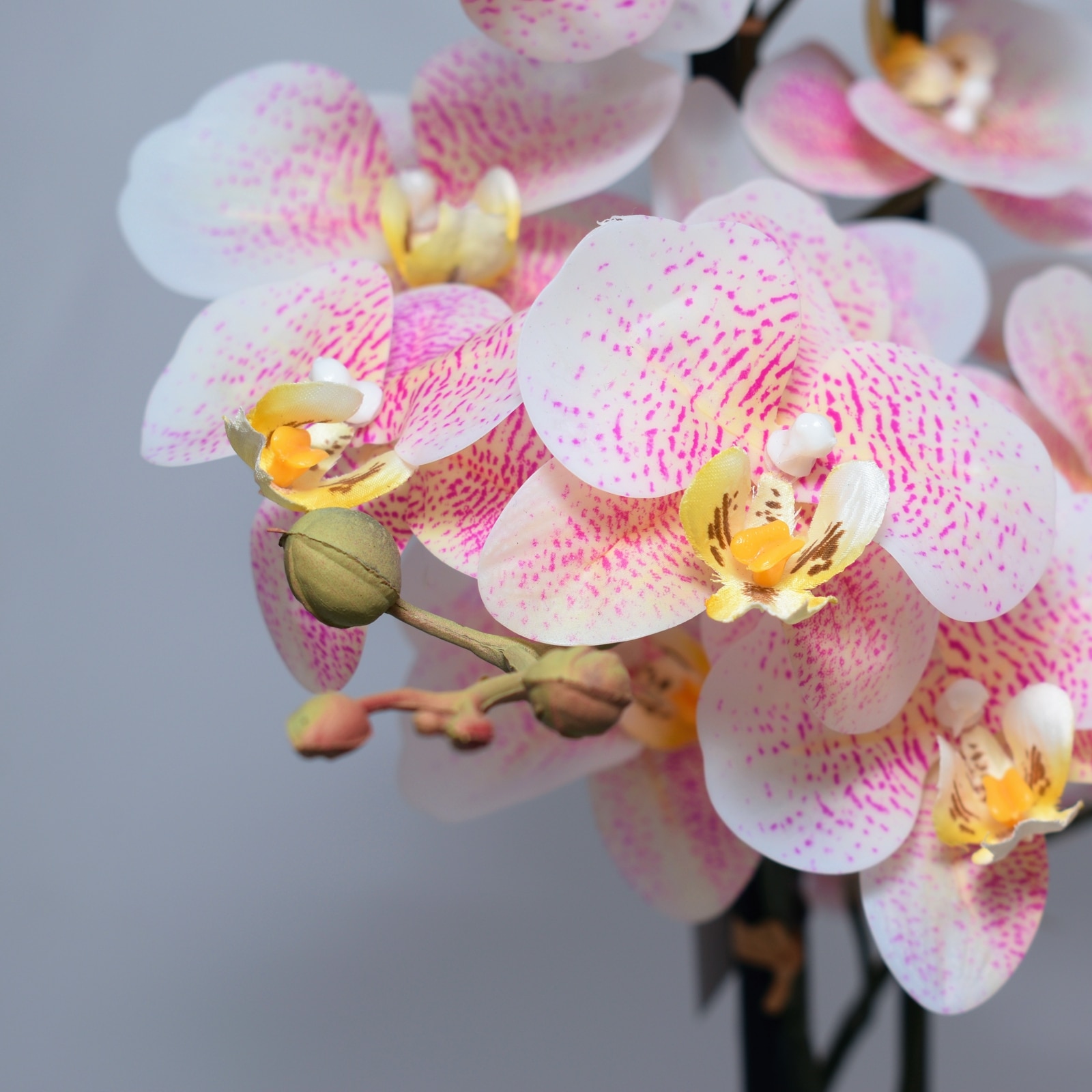 Orhidee artificiala in ghiveci cu aspect 100% natural, 59 cm - eMAG.ro