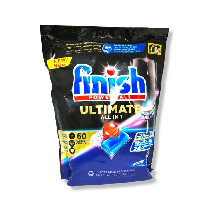 Finish mosogatógép tisztító kapszula, Quantum ultimate, 60 db - eMAG.hu