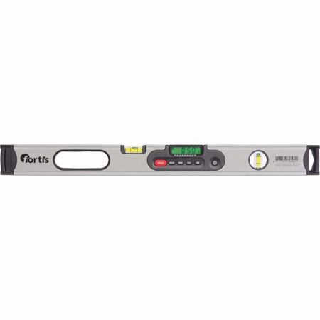 Nivela digitala, Fortis, 3 nivele, 60 cm, Gri - eMAG.ro