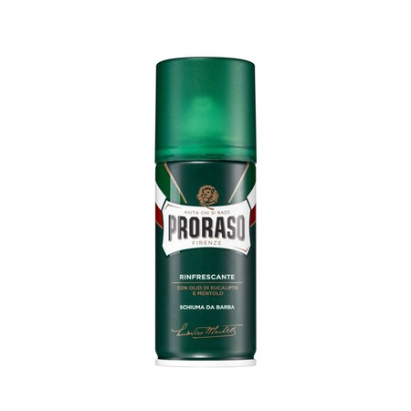Spuma de barbierit Proraso cu eucalipt si mentol 100 ml - travel - eMAG.ro