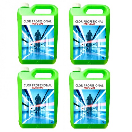 Set 4 X Clor Profesional Parfumat 5 l - eMAG.ro