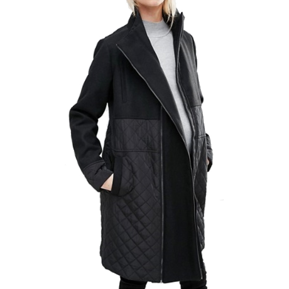 Geaca gravide cu element detasabil Giggi by Mamalicious, neagra ...