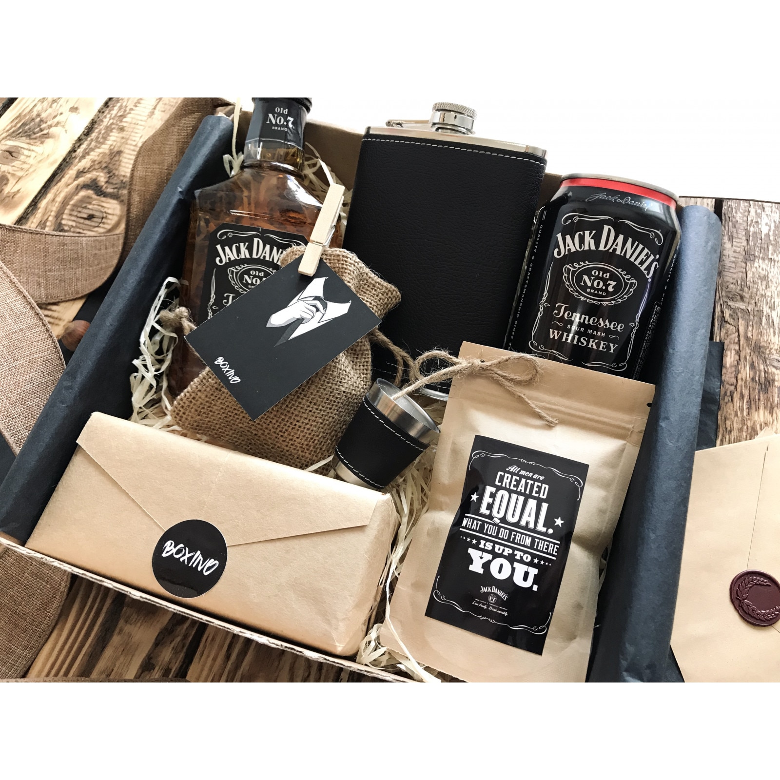 Cutie cadou pentru barbati Gentleman, 7 elemente - eMAG.ro