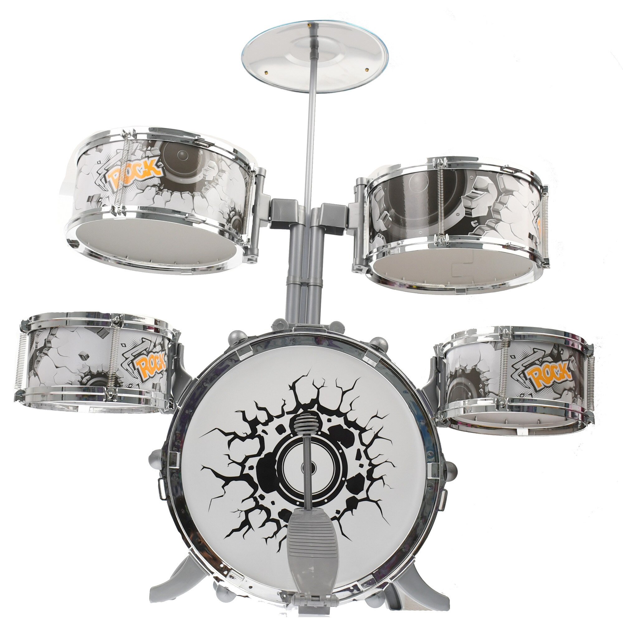 Set de Tobe de jucarie si scaun, 5 tobe, cianel, albe, 6 ani - XV755 ...