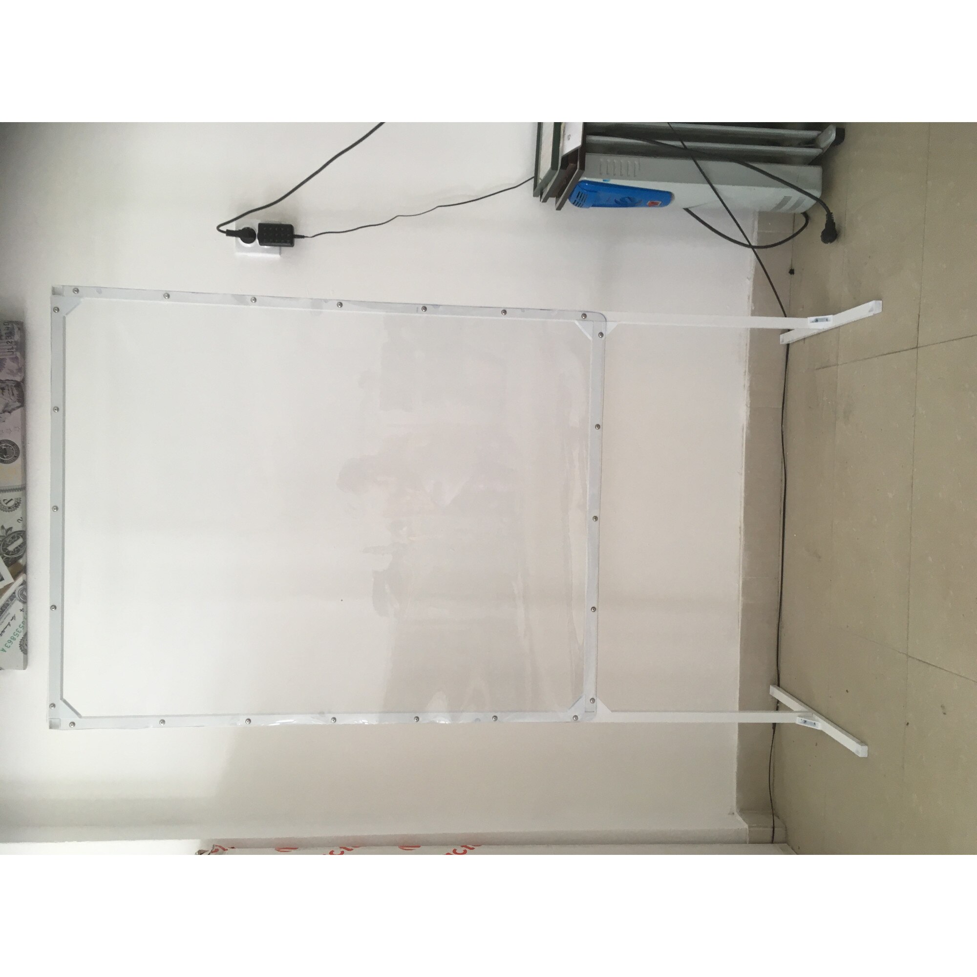 Panou separator distantare sociala, 175x95 cm - eMAG.ro
