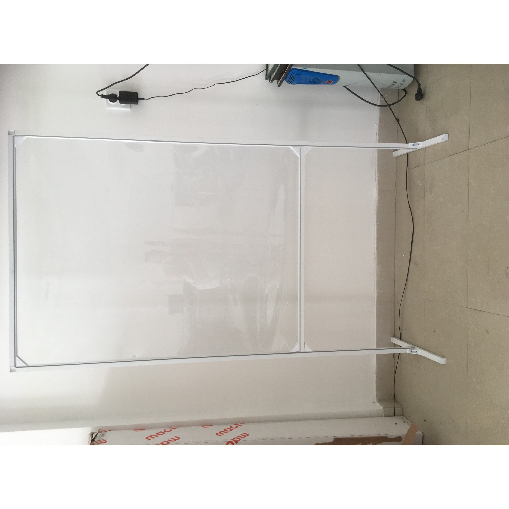Panou separator distantare sociala, 175x95 cm - eMAG.ro