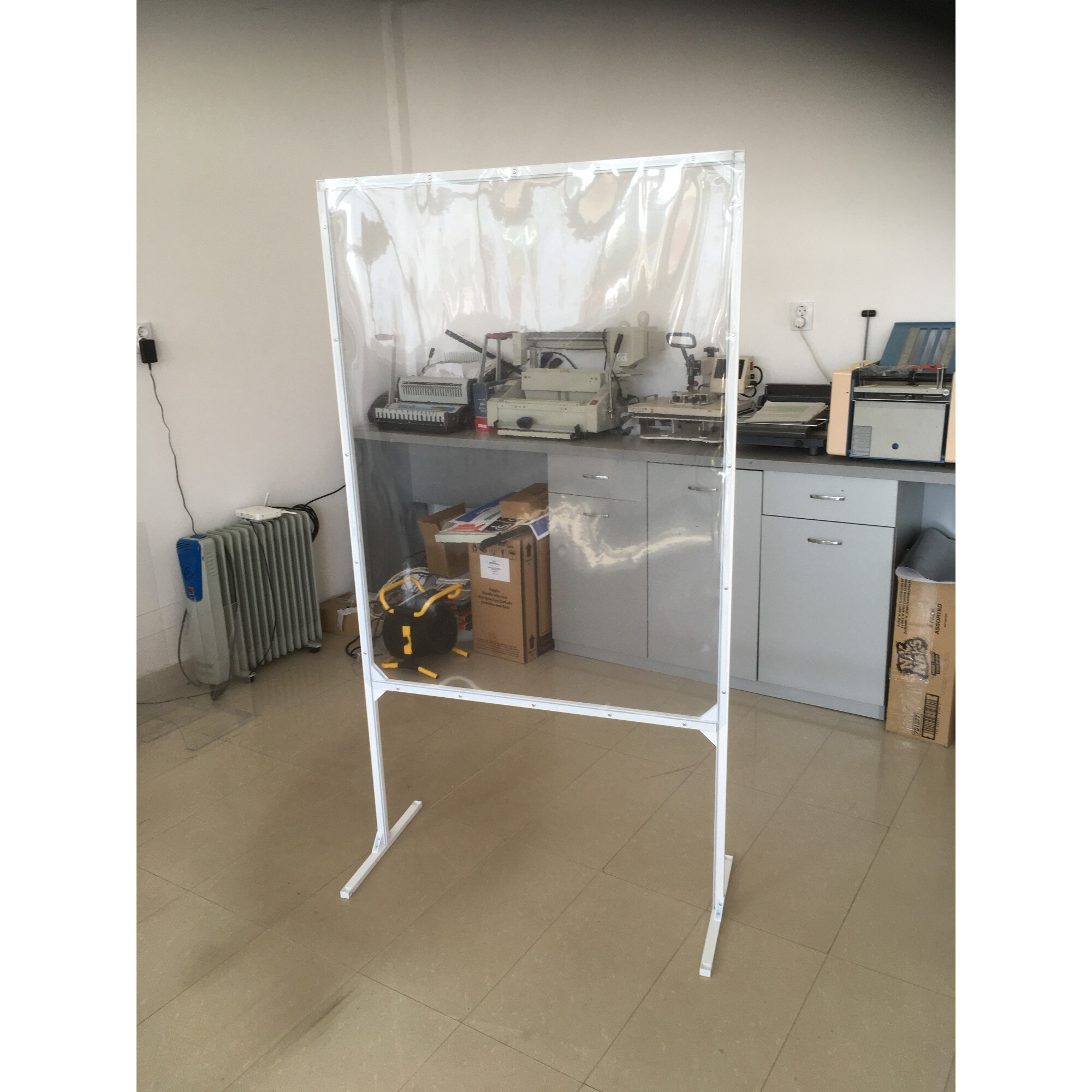 Panou separator distantare sociala, 175x95 cm - eMAG.ro