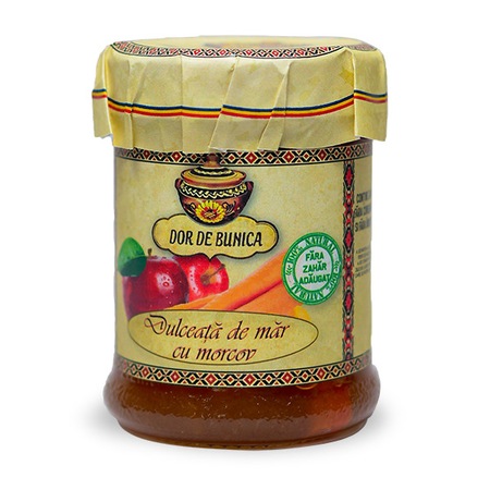 Dulceata de mar si morcov fara zahar "Dor de bunica" 240 g - eMAG.ro