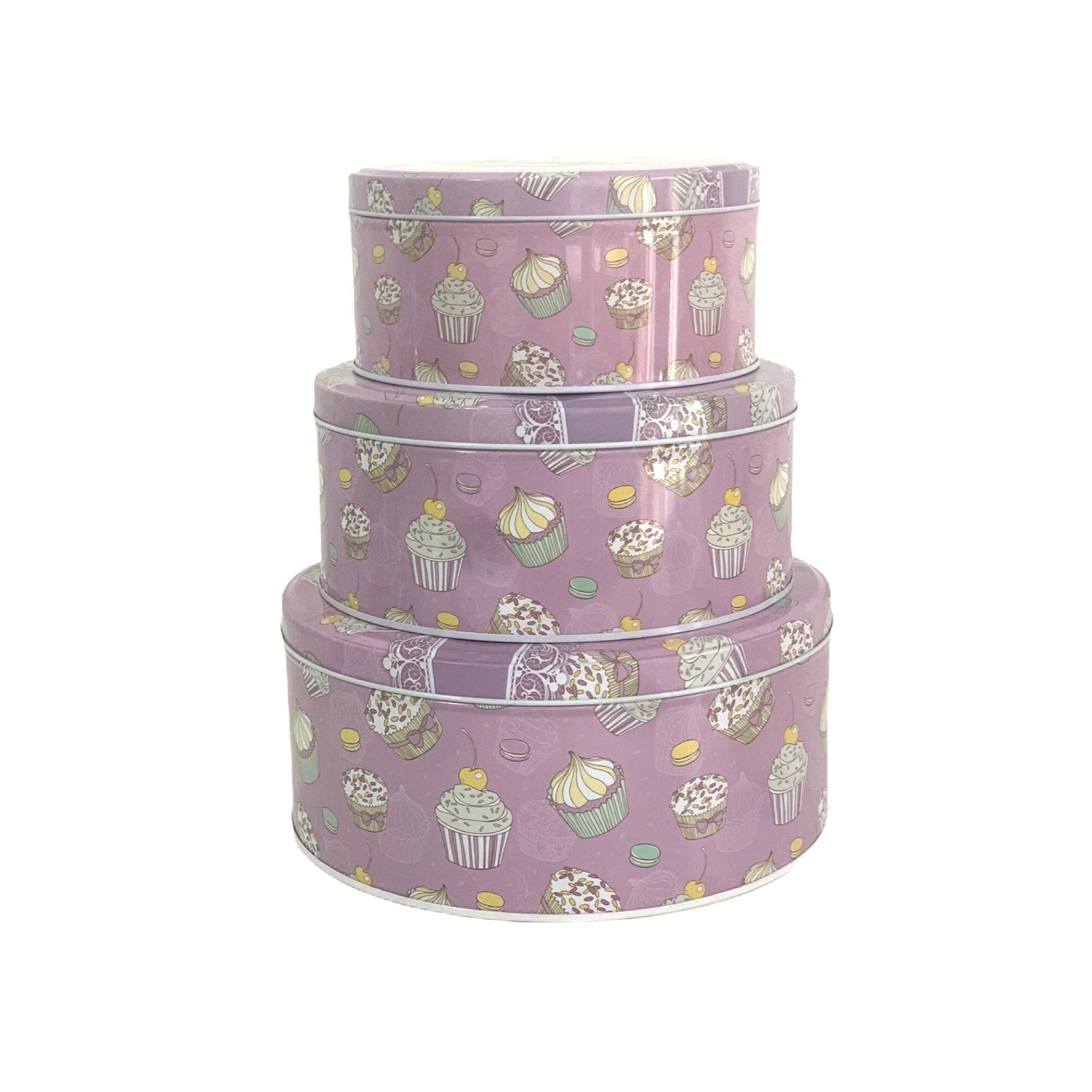 Set 3 cutii cadou, metal, 580 g - eMAG.ro
