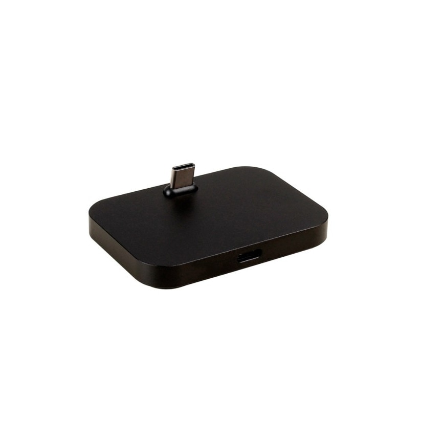 Suport docking stand de incarcare, pentru USB-C, negru, incarcare ...