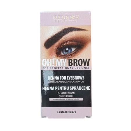 Vopsea Henna, Revers Cosmetics, Pro Colors, Black - eMAG.ro