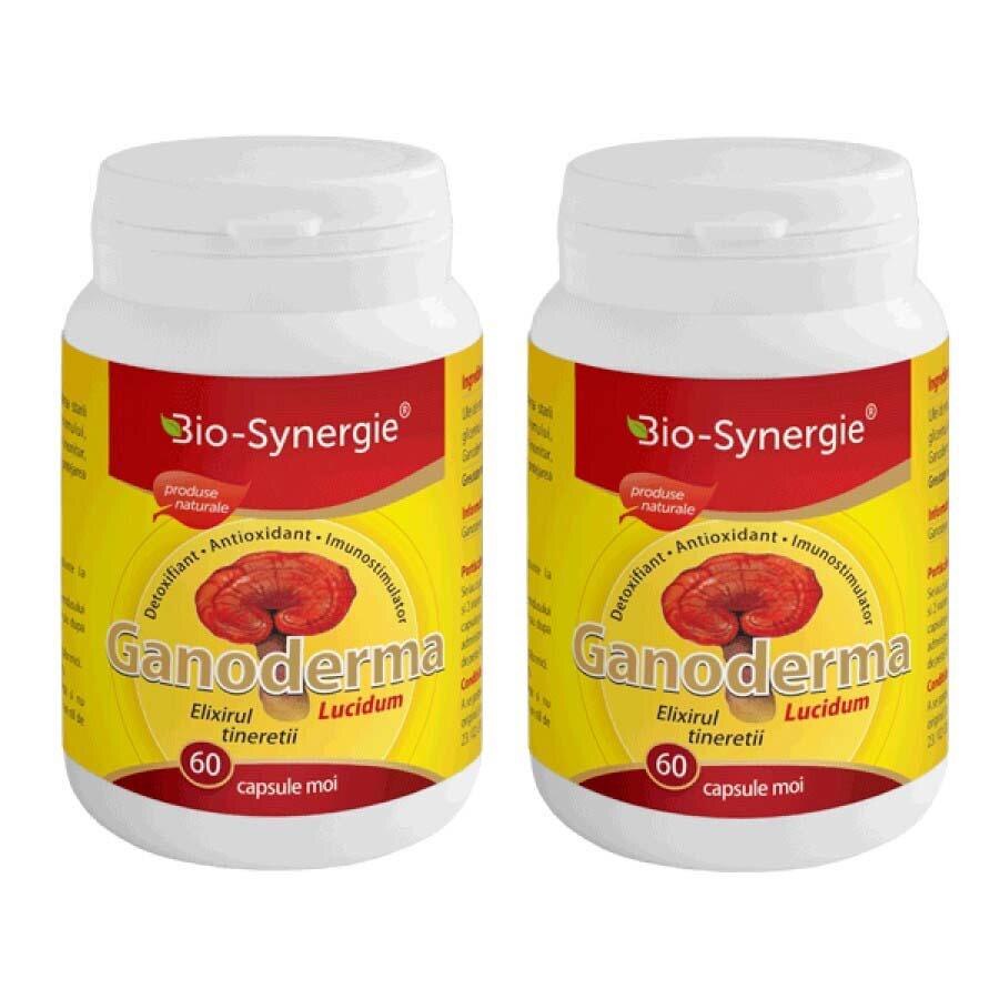 Ganoderma 400mg, 60 + 60 capsule Bio-Synergie - eMAG.ro