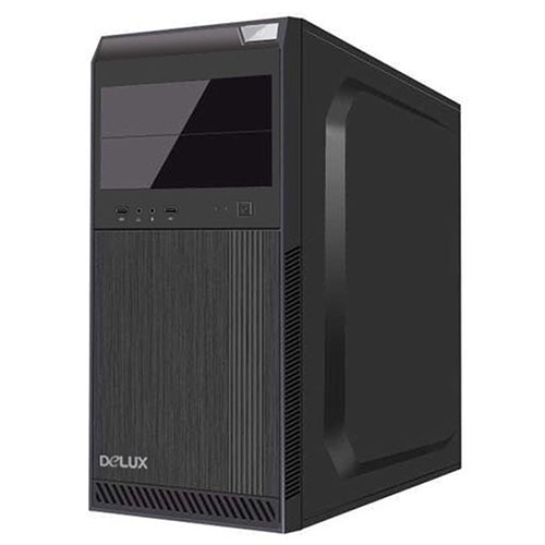 Carcasa Delux DC610, Mid Tower ATX, 450W, Negru - eMAG.ro