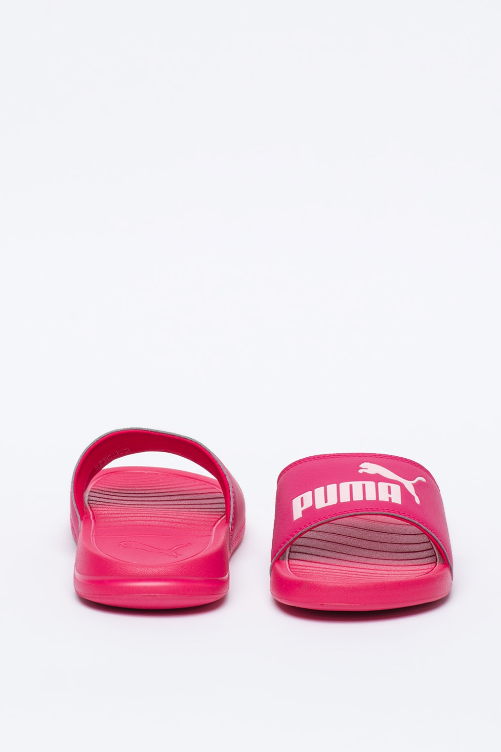Puma, Papuci cu logo Popcat 20, Fucsia, 8 - eMAG.ro