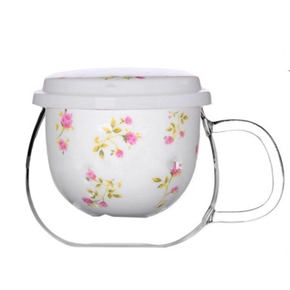 Ceasca ceai cu infuzor portelan, Quasar & Co., 350 ml, sticla/portelan ...