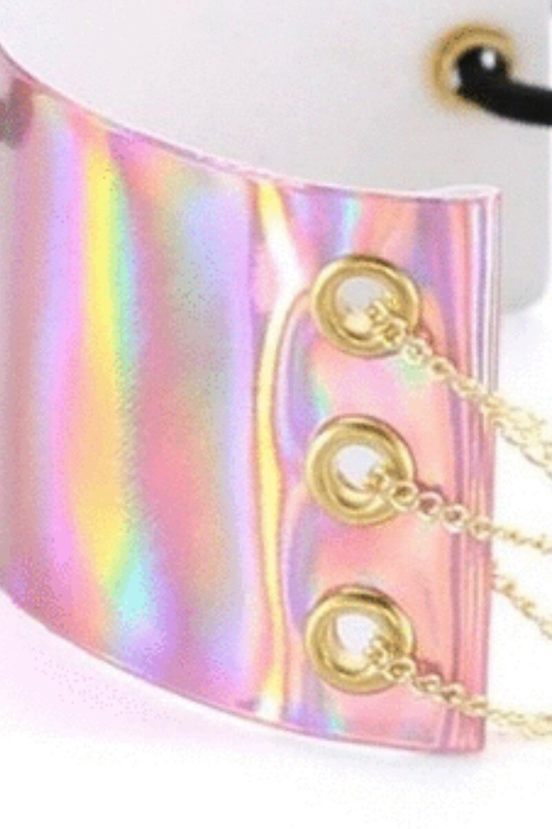 Colier, KORSET BG 23330, Roz metalic, Cu lanturi - eMAG.ro