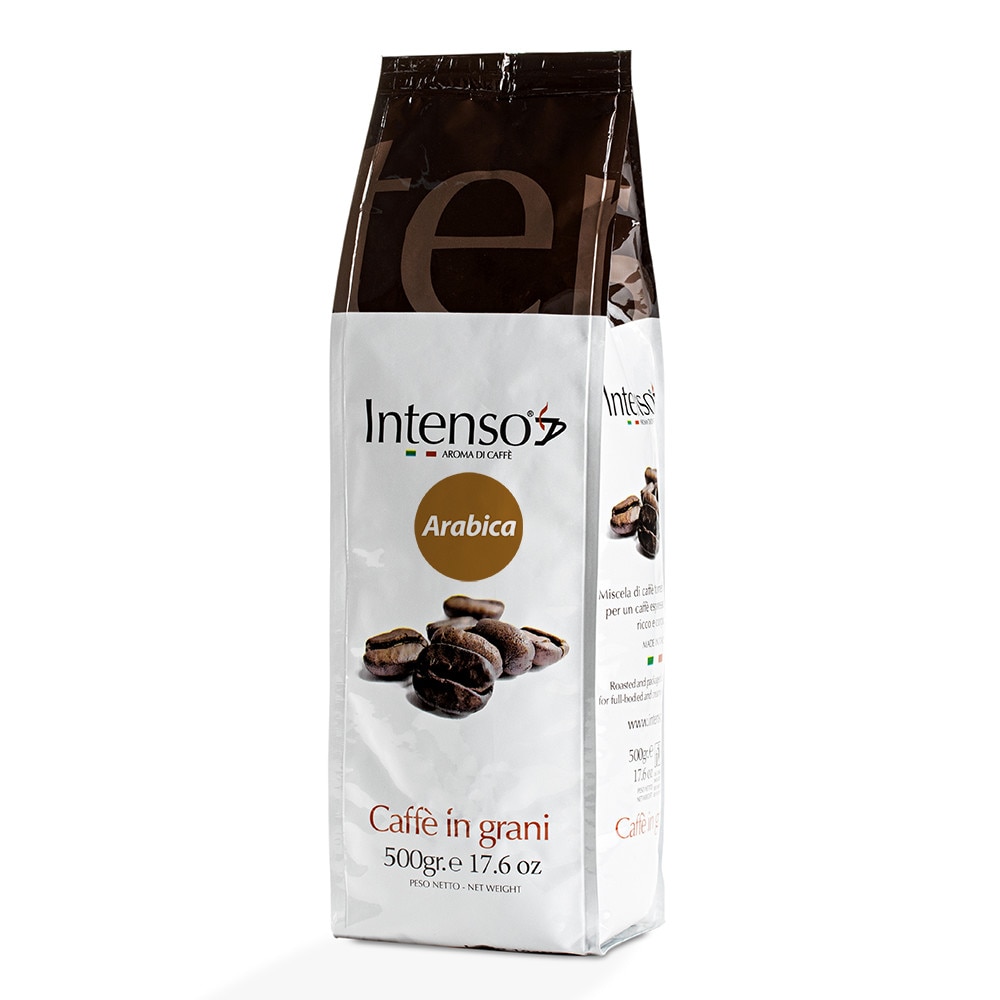Кафе на зърна Intenso Arabica, 500гр - eMAG.bg