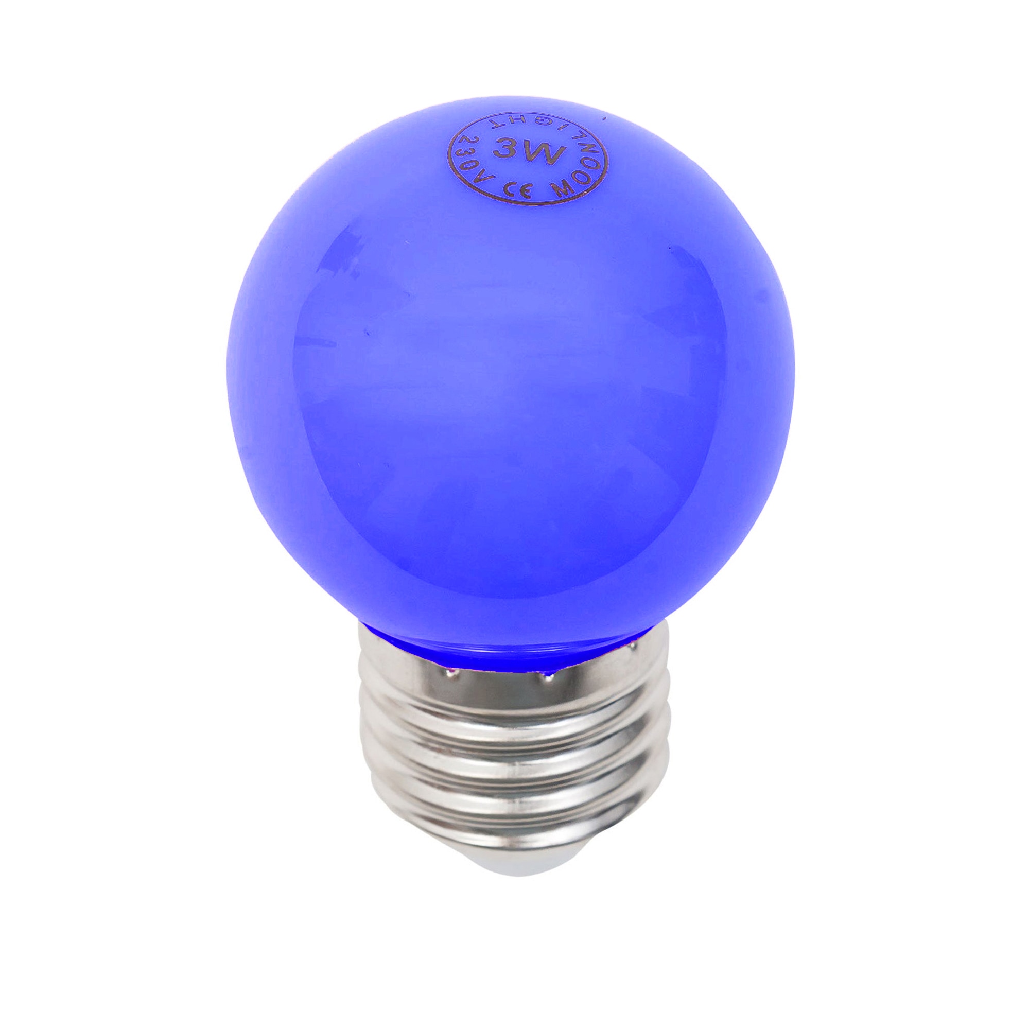 Bec Led - Color G45 E27 3w/albastru - eMAG.ro