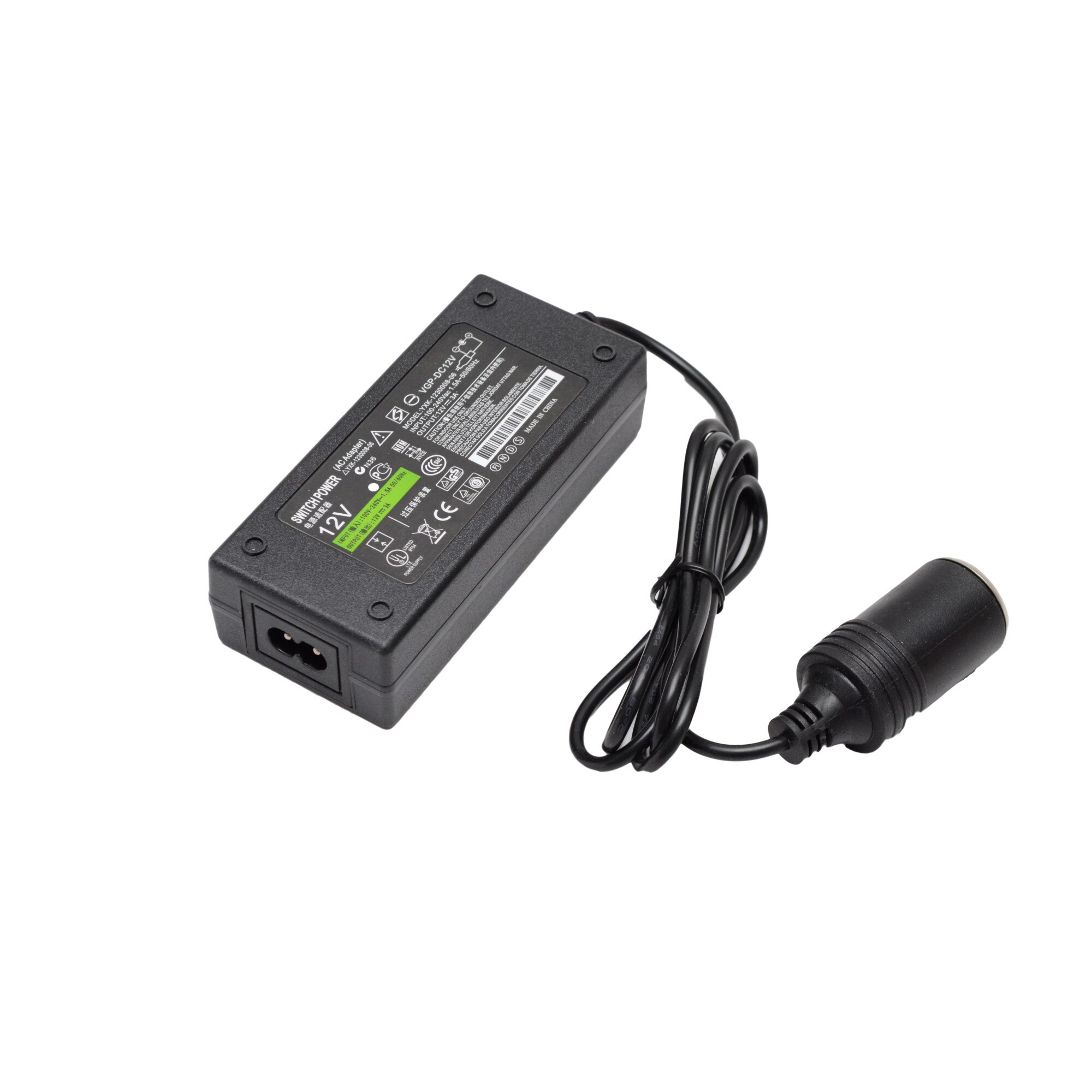 Alimentator AC/DC, 12V -3A cu mufa de bricheta - eMAG.ro