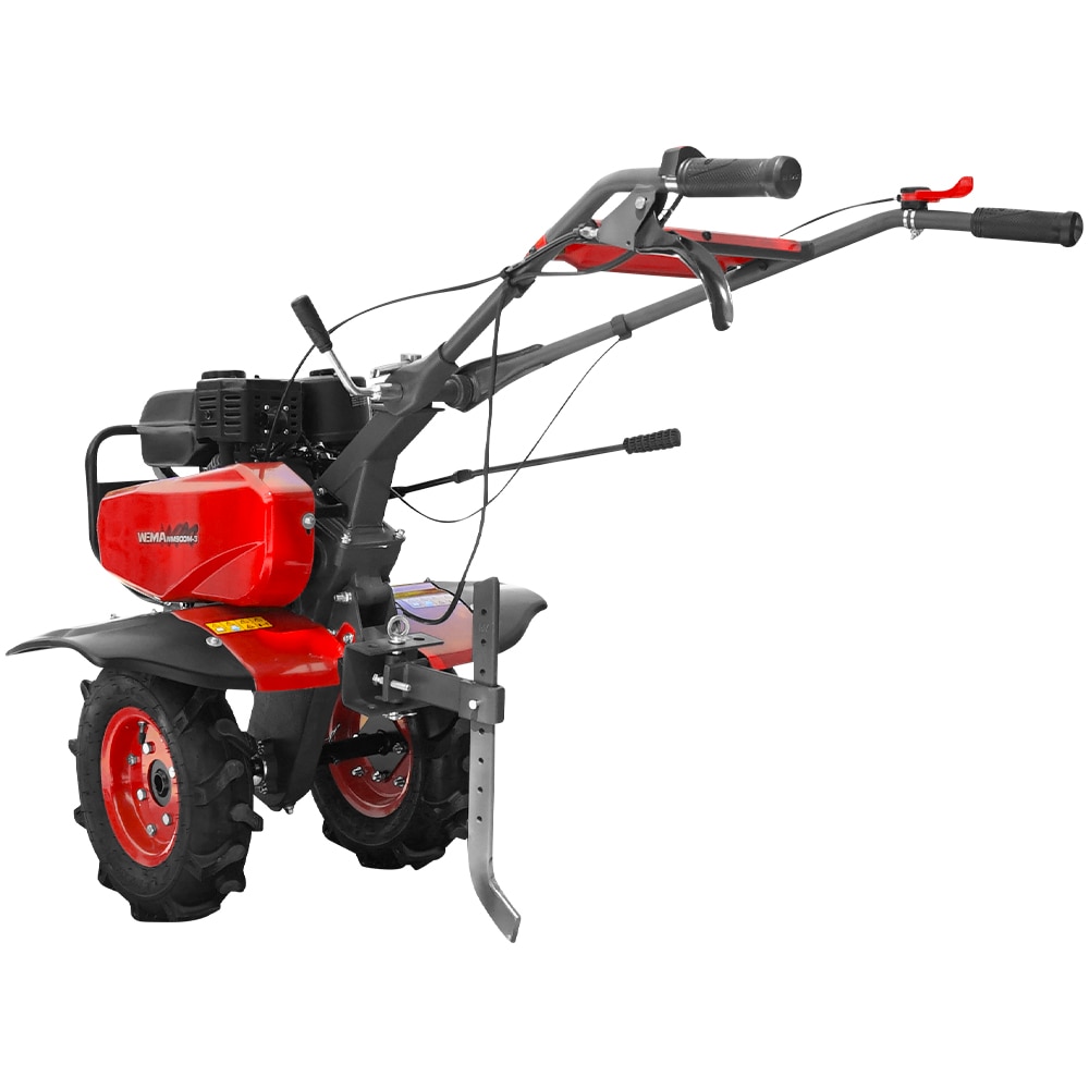 Set motosapa Weima WM 900 M-3, motor 7 CP, latime lucru 80-120 cm, freze, roti cauciuc, 2l ulei ...