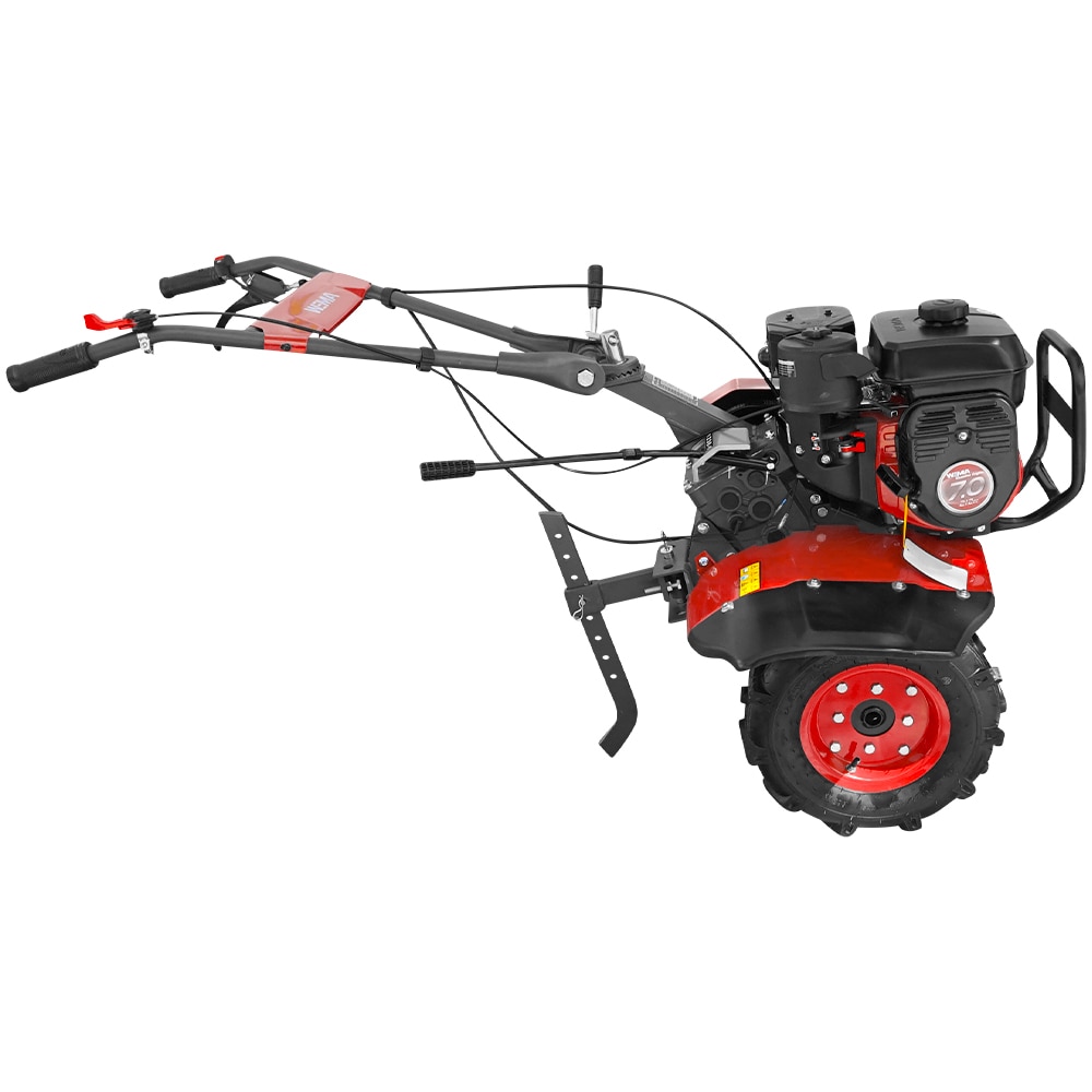 Set motosapa Weima WM 900 M-3, motor 7 CP, latime lucru 80-120 cm, freze, roti cauciuc, 2l ulei ...