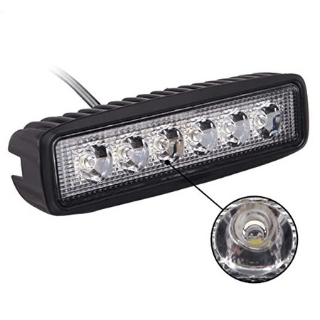 Proiector LED Auto Offroad, ATV 18W, 12V - 24V, 1080 Lumeni - eMAG.ro