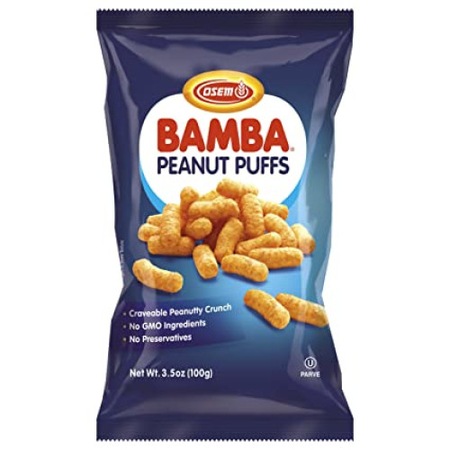 Pufuleti cu alune, Osem Bamba, 100g - eMAG.ro