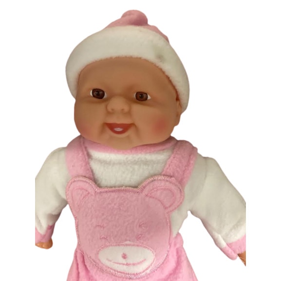 Papusa bebe fetita, care rade, 37 cm - eMAG.ro