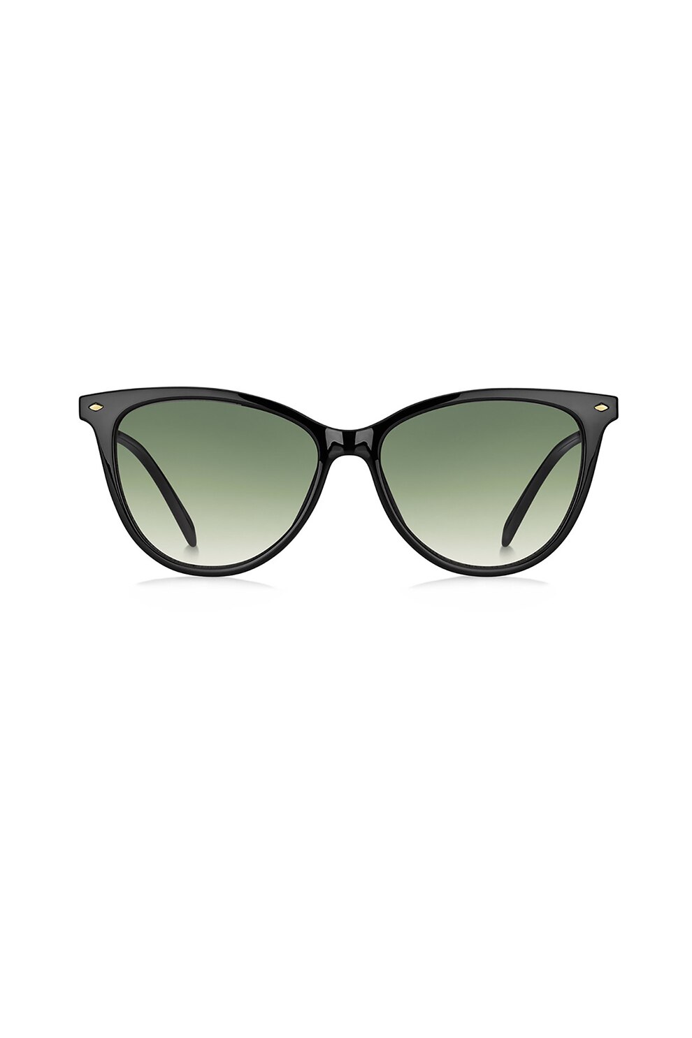 Fossil Слънчеви очила Cat Eye с градиента Черен зелен златист 54 15 145 Standard Emagbg