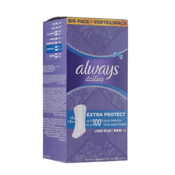 Always Dailies Extra Protect Large tisztasági betét, 44db - eMAG.hu