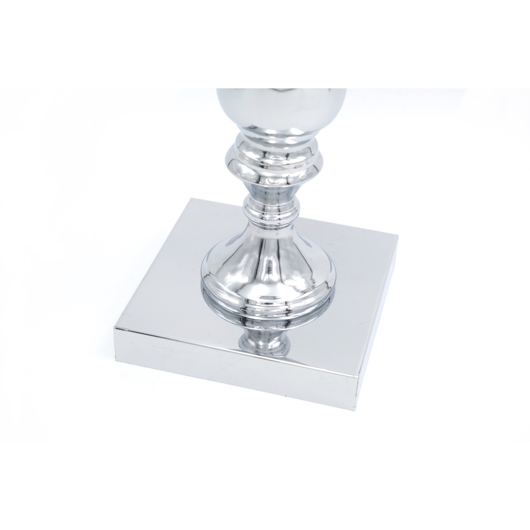 Vaza cu decor elegant, simpla, argintie, 52 cm, OEM - eMAG.ro