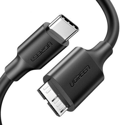 Cablu Date Micro-B USB 3.0 - USB-C UGREEN 1m (Negru) - eMAG.ro