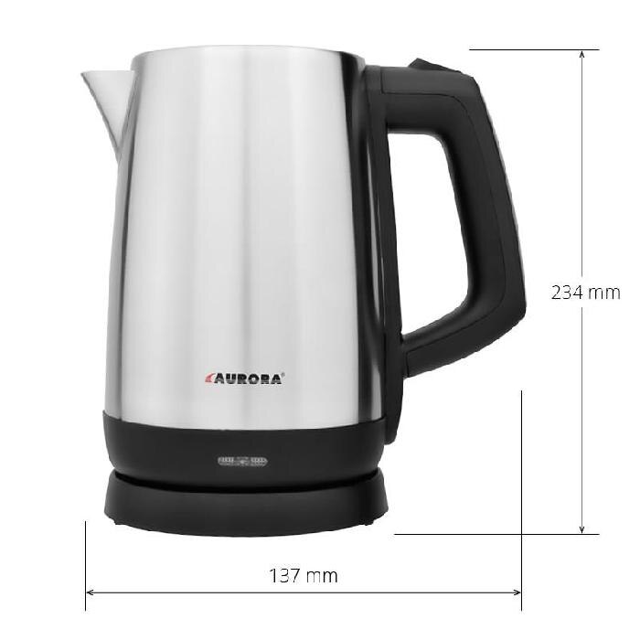 Електрическа кана Aurora AU3513, 2200W, 1.7л, Инокс - eMAG.bg