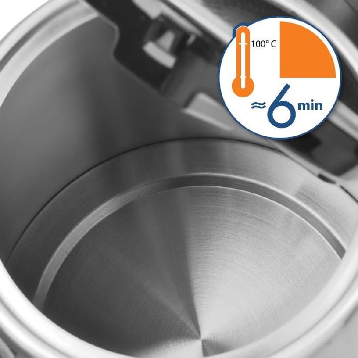 Електрическа кана Aurora AU3513, 2200W, 1.7л, Инокс - eMAG.bg