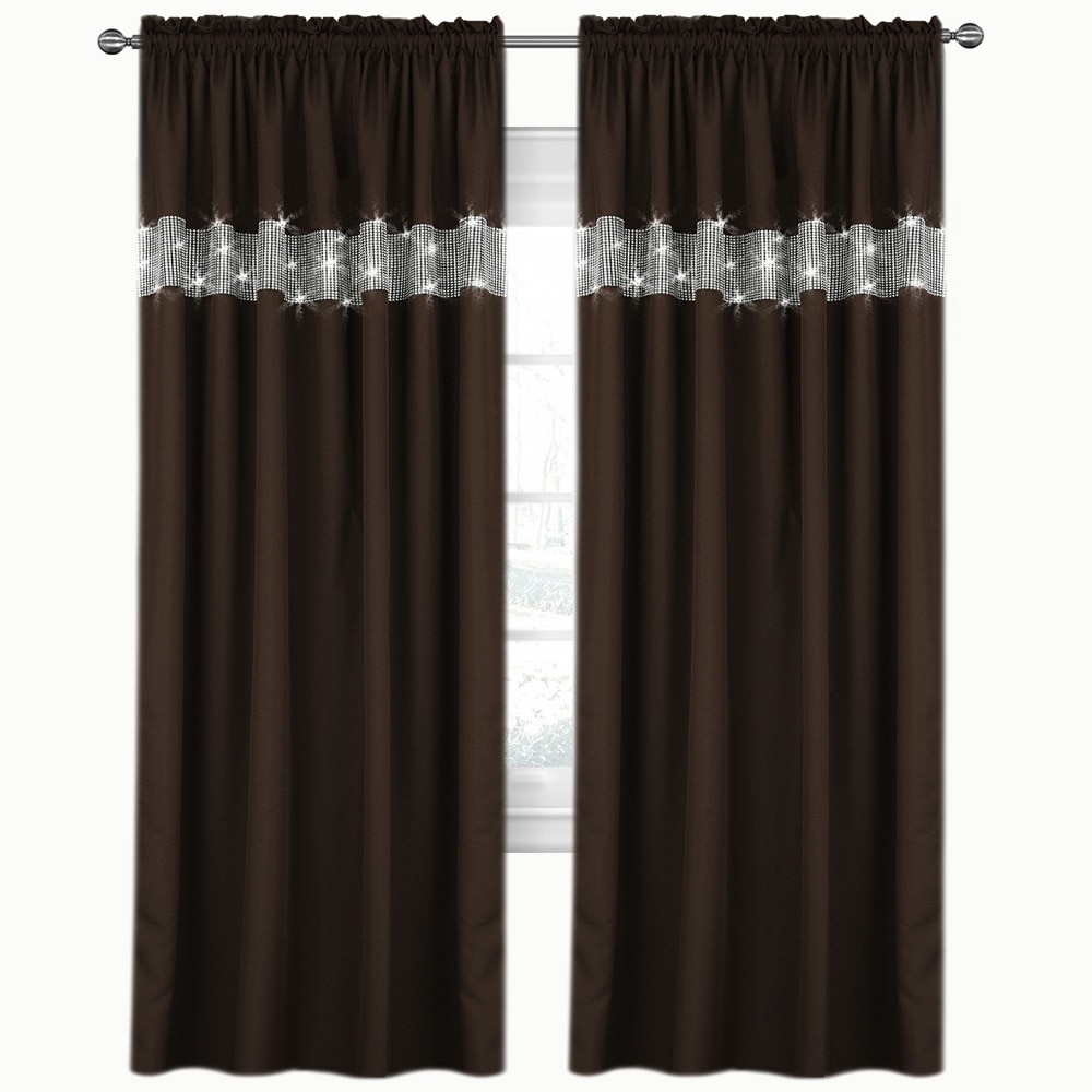 Draperie cu rejansa, Maro, 145x250 cm, Len3 - eMAG.ro